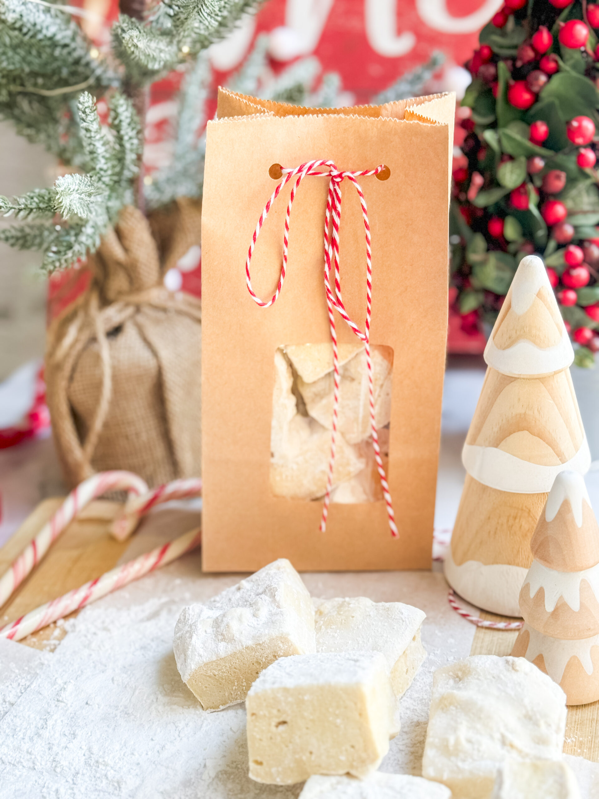 Easy Homemade Peppermint Marshmallows Recipe | Sarah's Healthyish Family