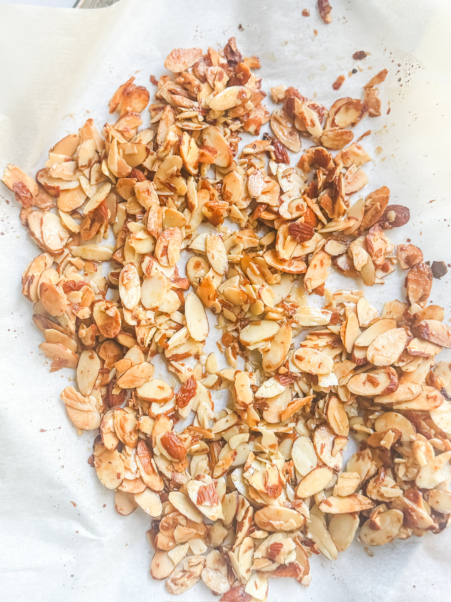 Maple Candied Slivered Almonds | Sarah's Healthyish Family